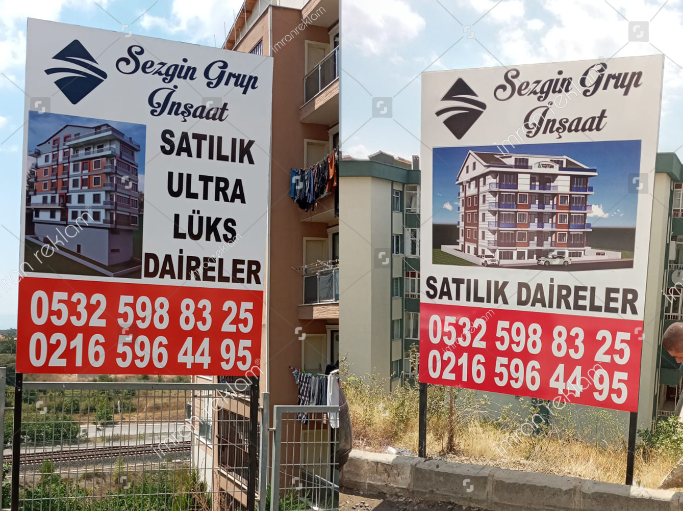 Sac İnşaat Tabelası - Sac İnşaat Tabelası Çeşitleri