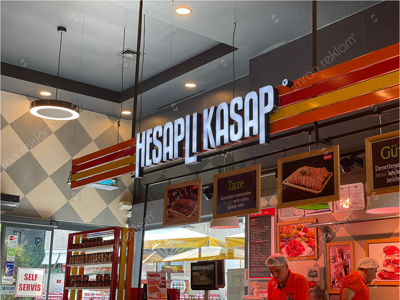 Hesaplı Kasap Tabela Örnekleri, Modelleri, Gorselleri, Fiyatları